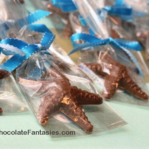 2 Large Chocolate Star Fish Chocolate Sea Stars Gift Bagged - Etsy
