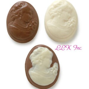 Chocolate Cameos, Bulk 1 Pound Box, Approx. 40 Pcs - Etsy