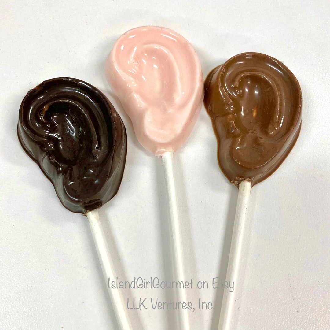 Chocolate Ear Lollipop, Audiology Chocolates, Sold Individually, ENT ...