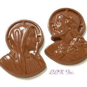 Chocolate Jesus or Mary, Religious Gifts - Etsy