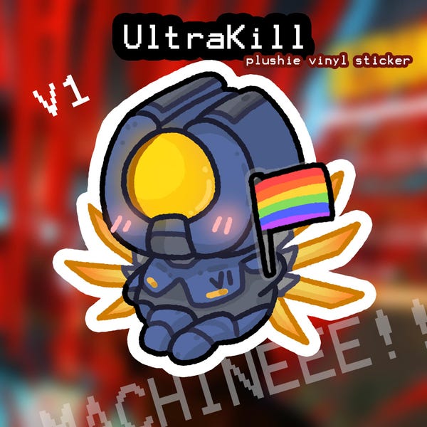 Ultrakill V1 Plushie - Etsy