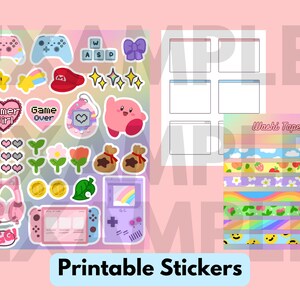 Pink Gamer Girl Planner | Gaming Journal | Printable Gaming Journal ...