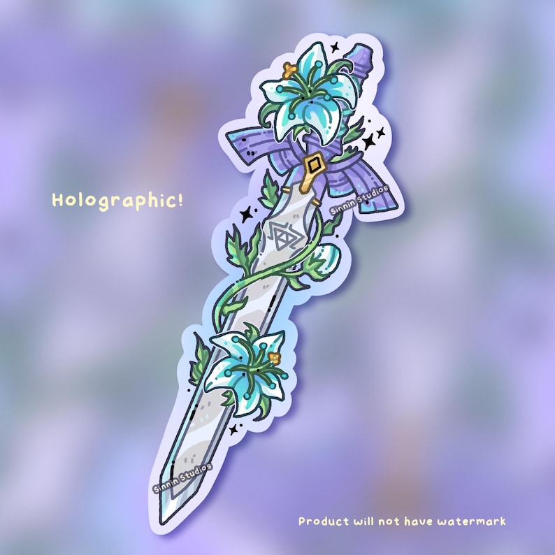 Master Sword X Silent Princess Legend of Zelda Holographic Vinyl ...