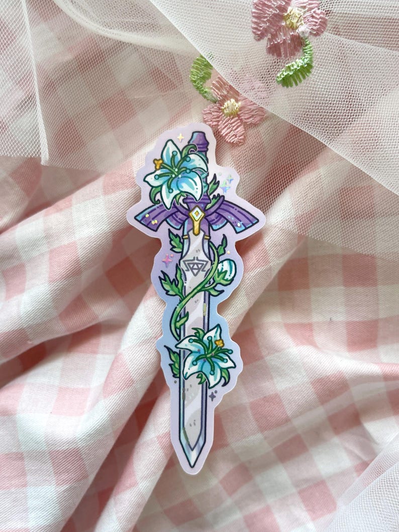 Master Sword X Silent Princess Legend of Zelda Holographic Vinyl ...