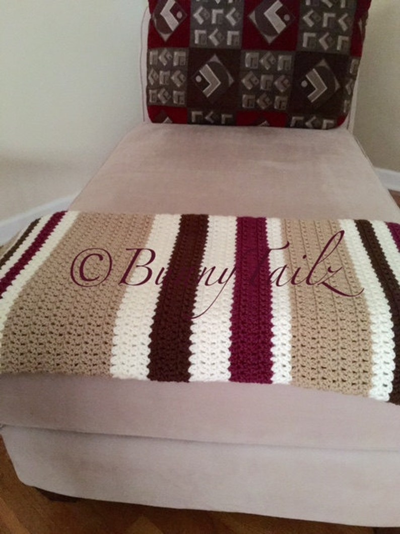 Crochet V Stitch Hand Crochet Afghan Indian Summer Afghan - Etsy