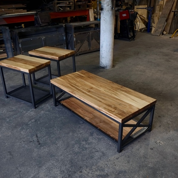 Wormy Maple Coffee Table - Etsy