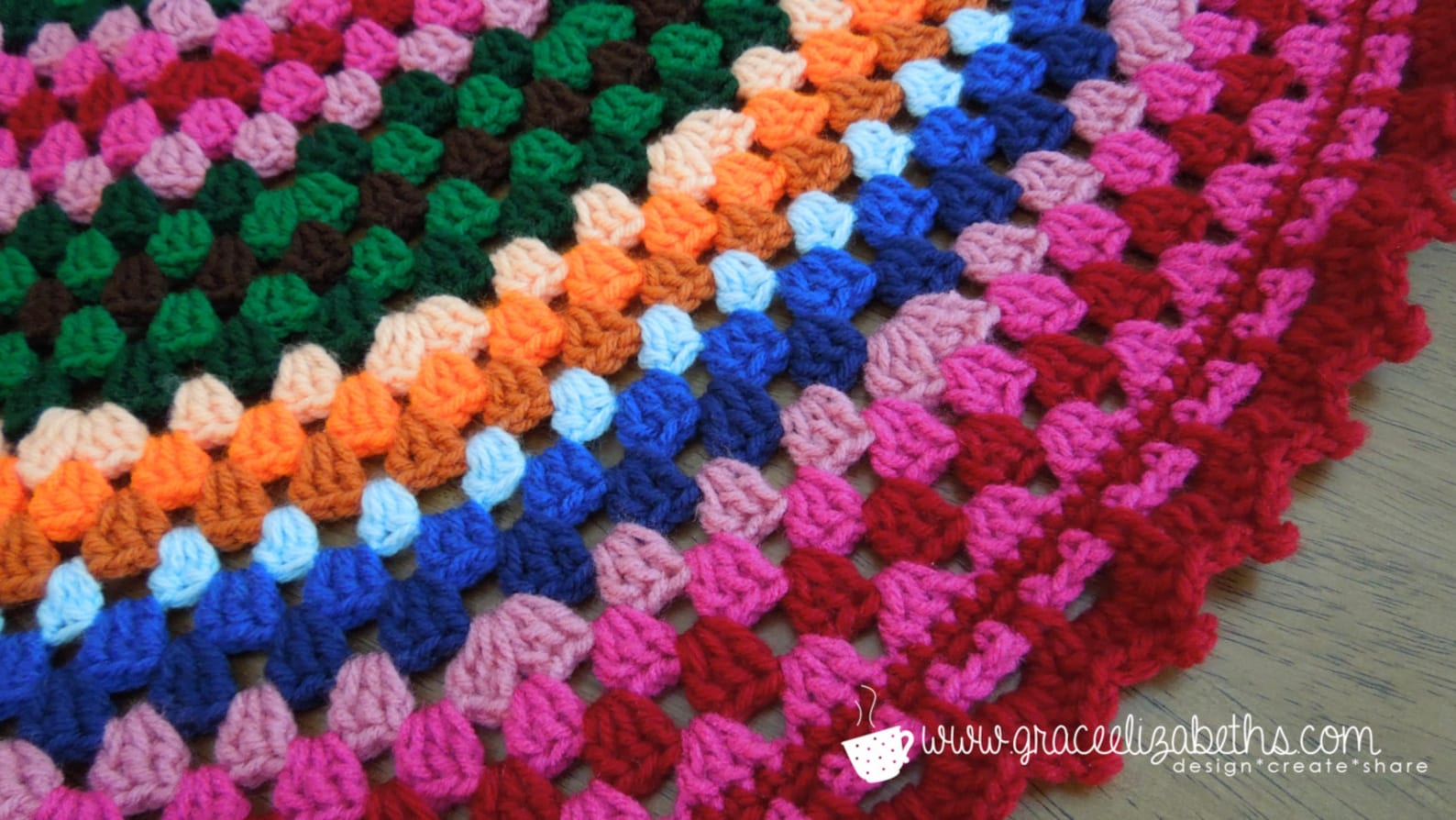 PATTERN to Crochet Circle Baby Blanket - Soft, Warm and Cozy PATTERN ...