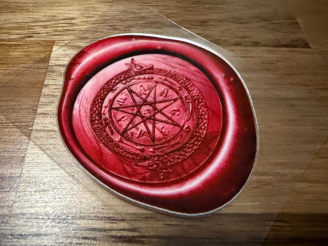 Count Orlok Wax Seal Vinyl Sticker - Etsy