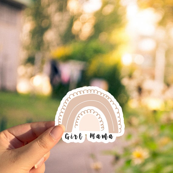 Electronics & Accessories Girl Mama Rainbow Sticker Decals & Skins etna ...