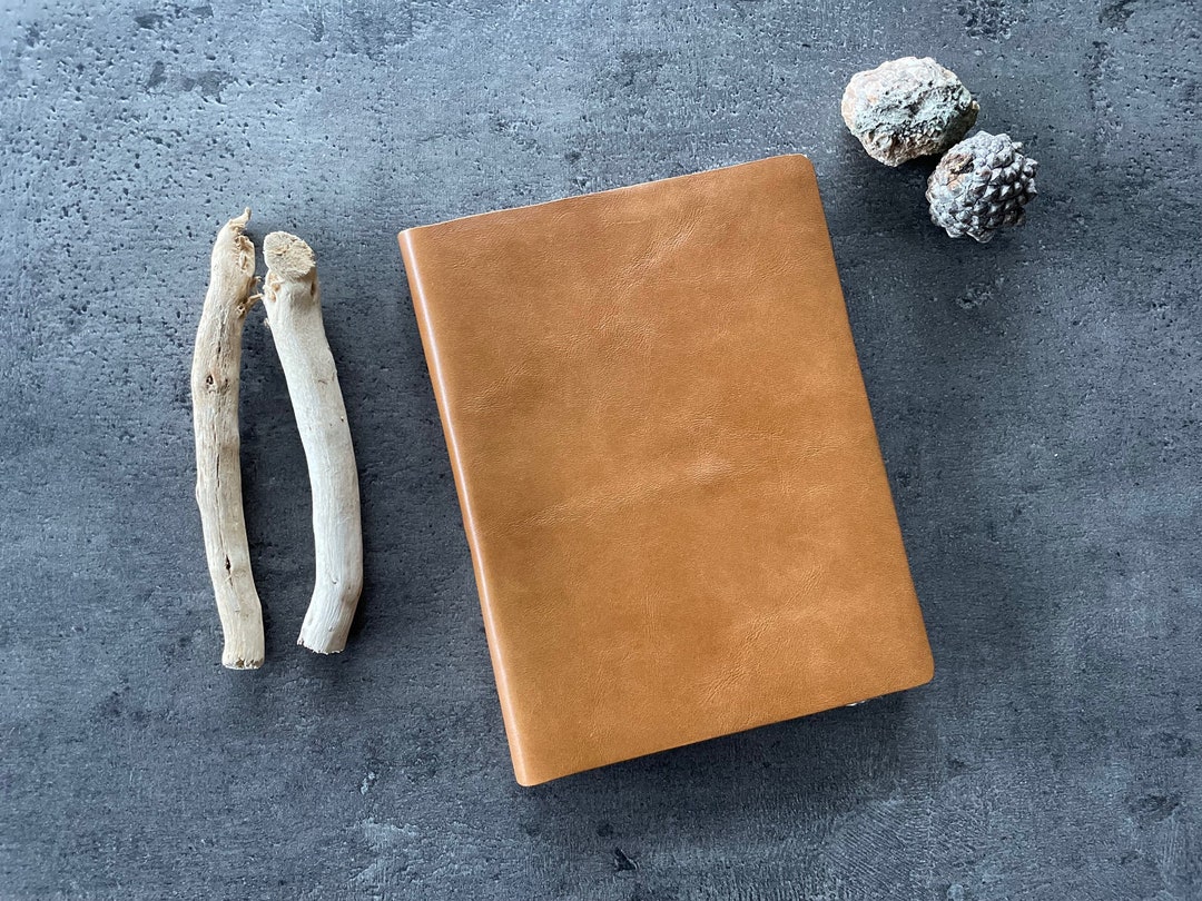 Blank Leather Journal Minimalist Thick Soft Journal Soft Leather ...