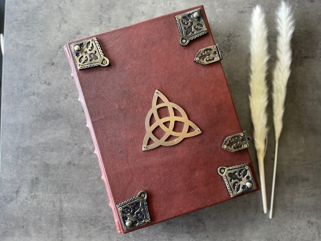 Ancient Spellbook Antique Grimoire Journal Book of Shadows Journal ...