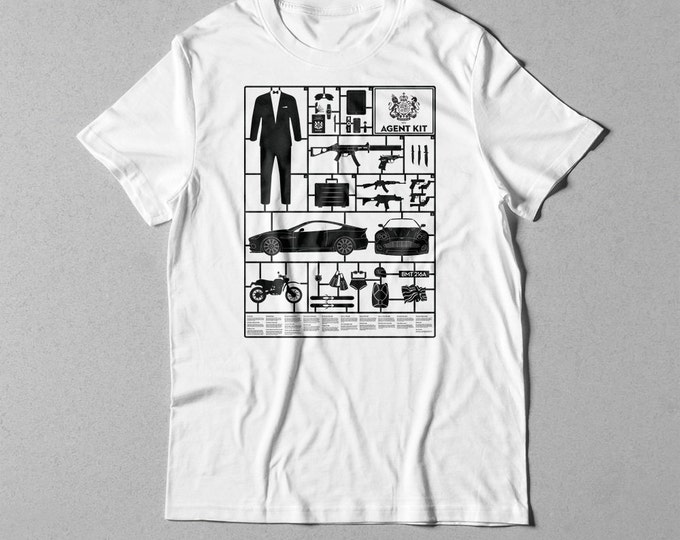 SECRET AGENT KIT T-shirt 012 - Etsy
