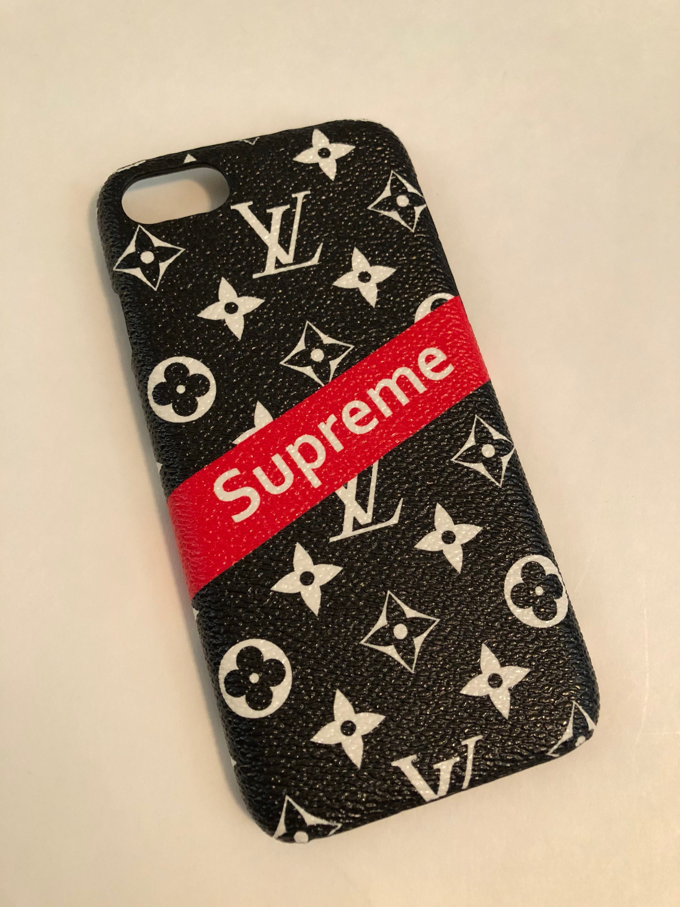 Iphone 8 Louis Vuitton Supreme Case | semashow.com