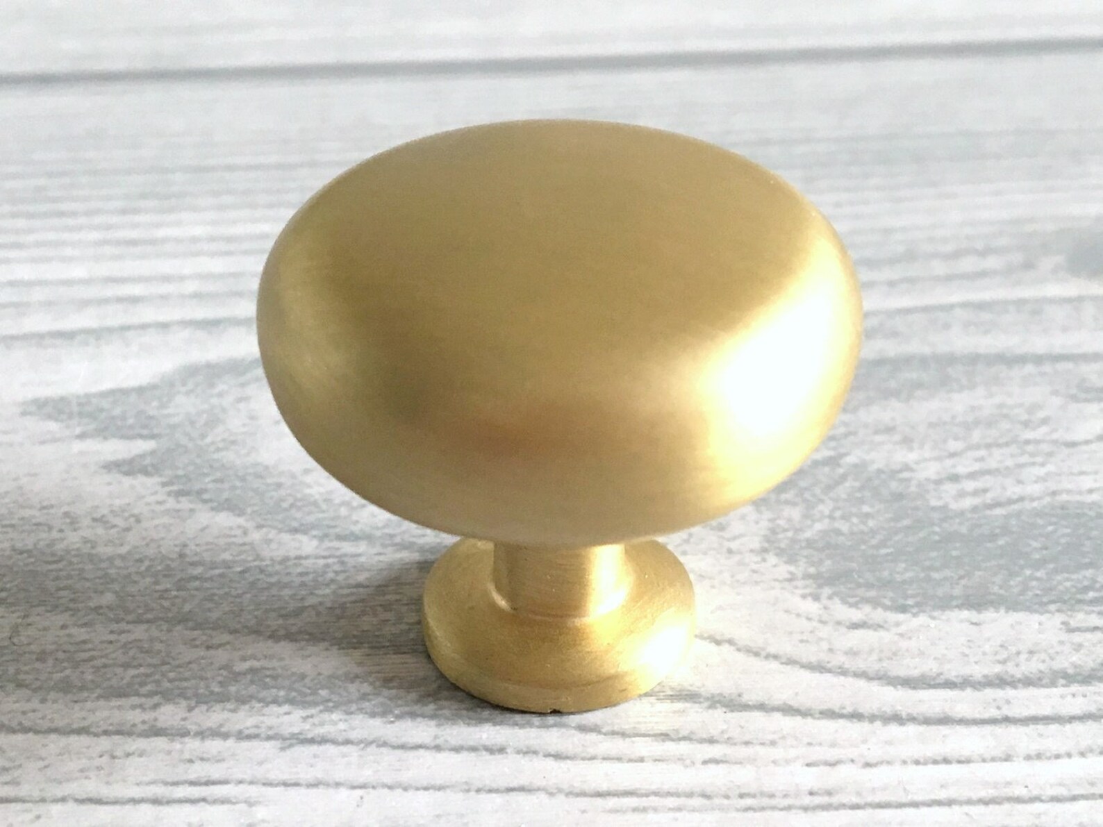 Brushed Brass Gold Knob Cabinet Door Knob Handle Pull Drawer | Etsy