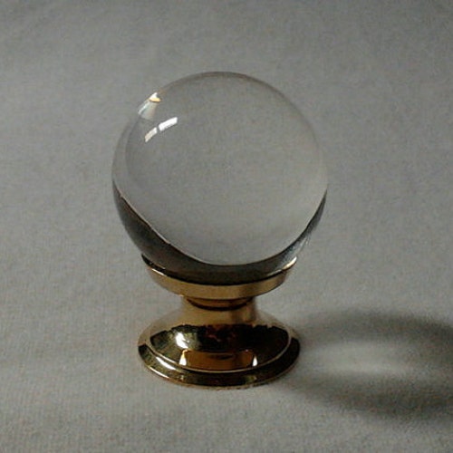Glass Knobs / Dresser Knobs Drawer Knobs Pulls Handles Clear - Etsy