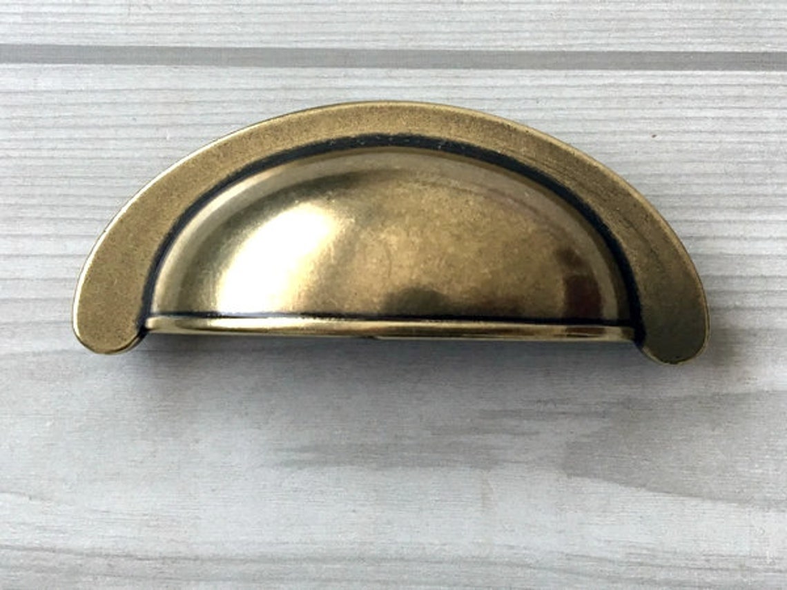 3-1/8 Cup Pull Dresser Drawer Pulls Handles Knobs - Etsy