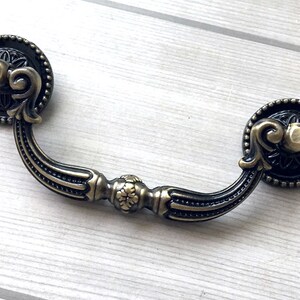 2.5 3.75 Drop Bail Drawer Pull Handles Knob Antique Bronze Dresser Pull ...