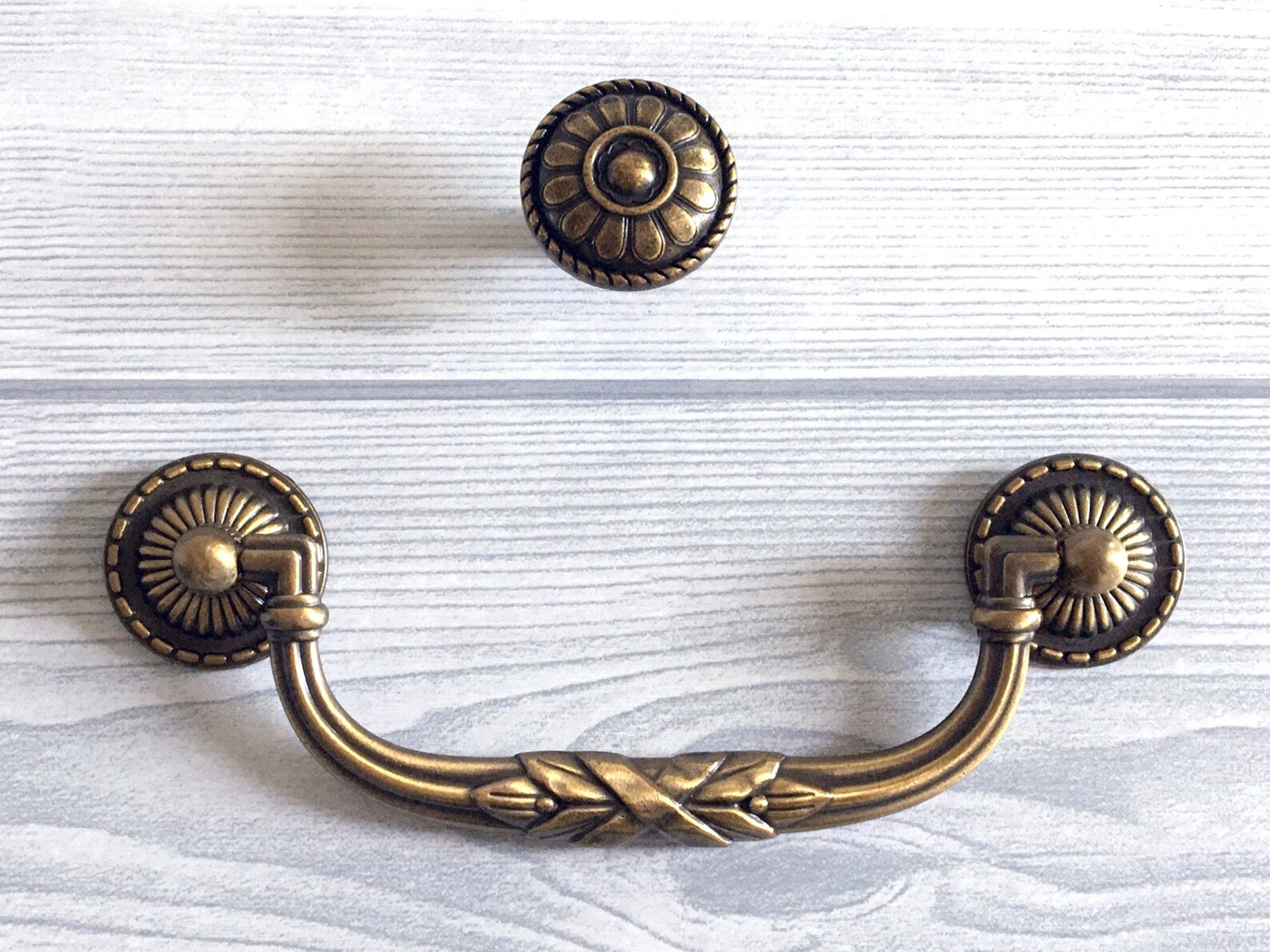 5 C-C Vintage Style Antique Gold Brass Drop Handles Bail - Etsy
