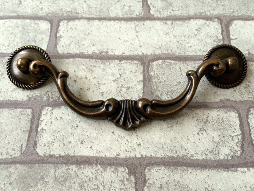 5 1/2 Drop Bail Dresser Pull Handle Drawer Pulls Handles Rustic Antique ...
