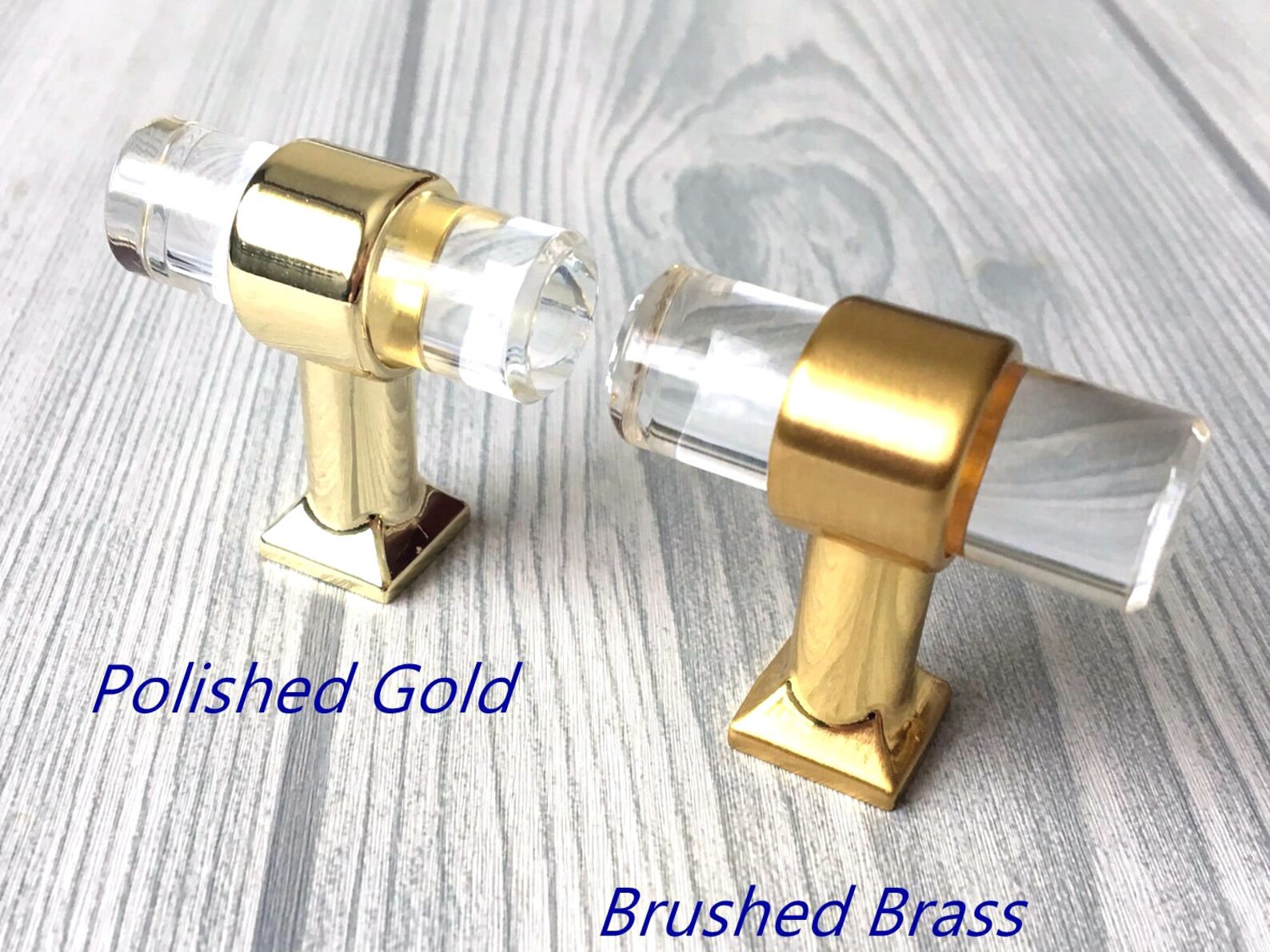 Acrylic Knob Lucite Knobs Cabinet Knobs Glass Look Lucite - Etsy