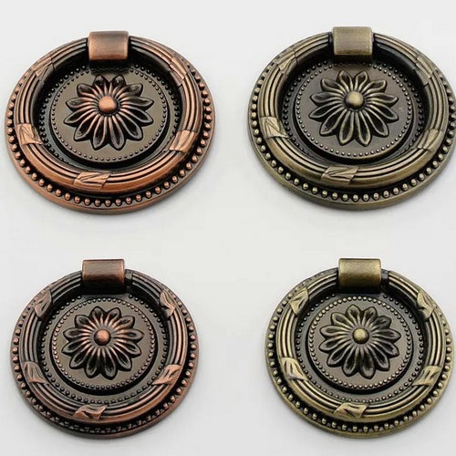Drop Ring Drawer Pull Knobs Dresser Knob Pulls Handles Kitchen - Etsy