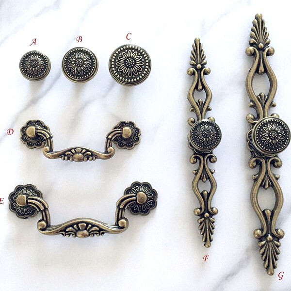 Vintage Drawer Pulls - Etsy