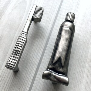 3" Toothbrush Toothpaste Drawer Pull Handles Bathroom Cabinet Pulls ...