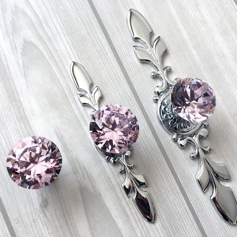 Rhinestone Knobs - Etsy
