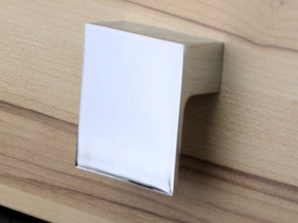 0.6 1.25 Square Drawer Pull Modern Kitchen Cabinet - Etsy