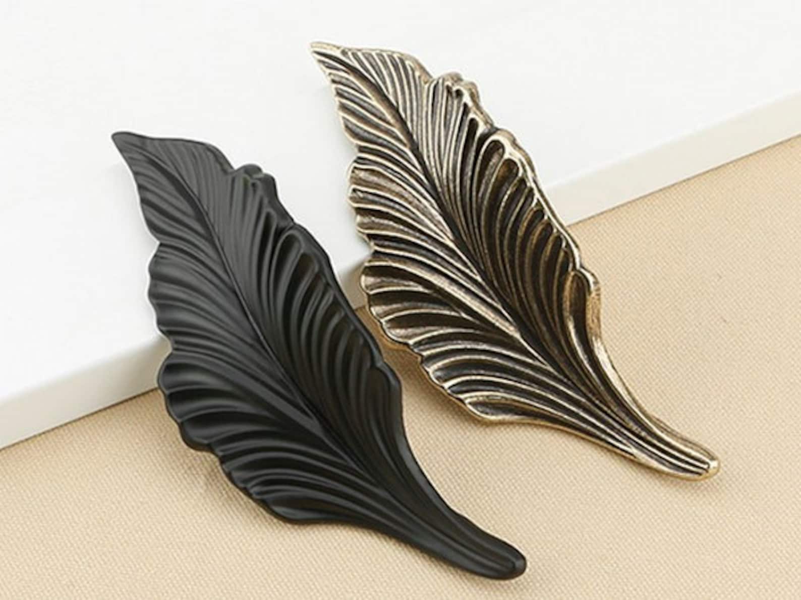1.25 2.5 Vintage Style Leafy Drawer Pull Handles Leaf Cabinet Handle ...