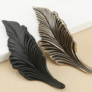 1.25" 2.5" Vintage Style Leafy Drawer Pull Handles Leaf Cabinet Handle ...