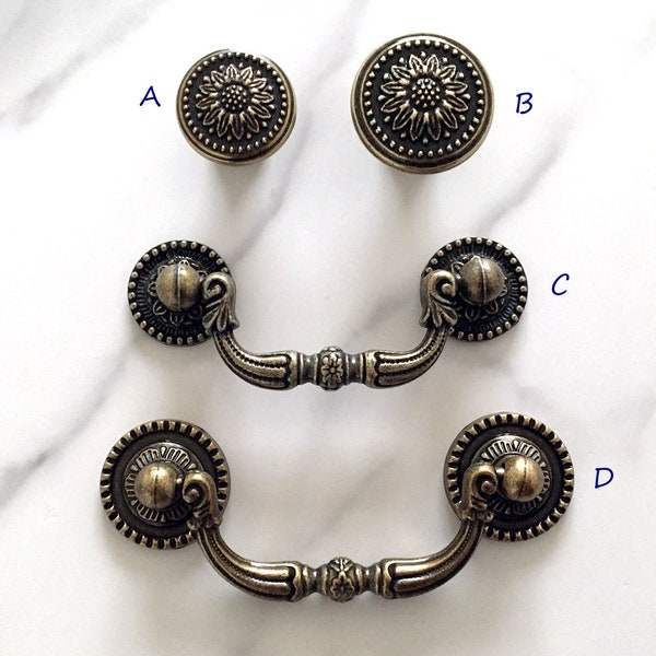 Bronze Drawer Pulls 5 Inch Etsy