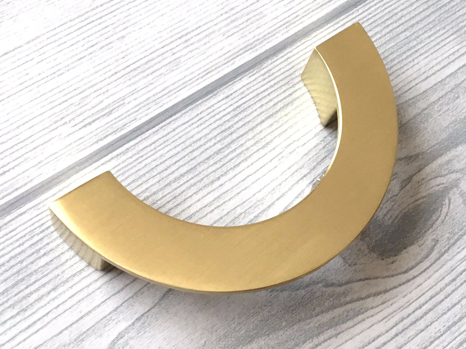 3.75 5 Half Circle Cabinet Pull Handles Dresser | Etsy