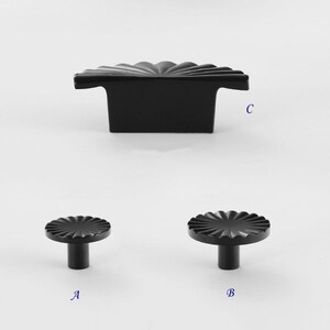 Brass Knob Half Moon Knob Half Circle Drawer Knob Cabinet Knobs Semi ...