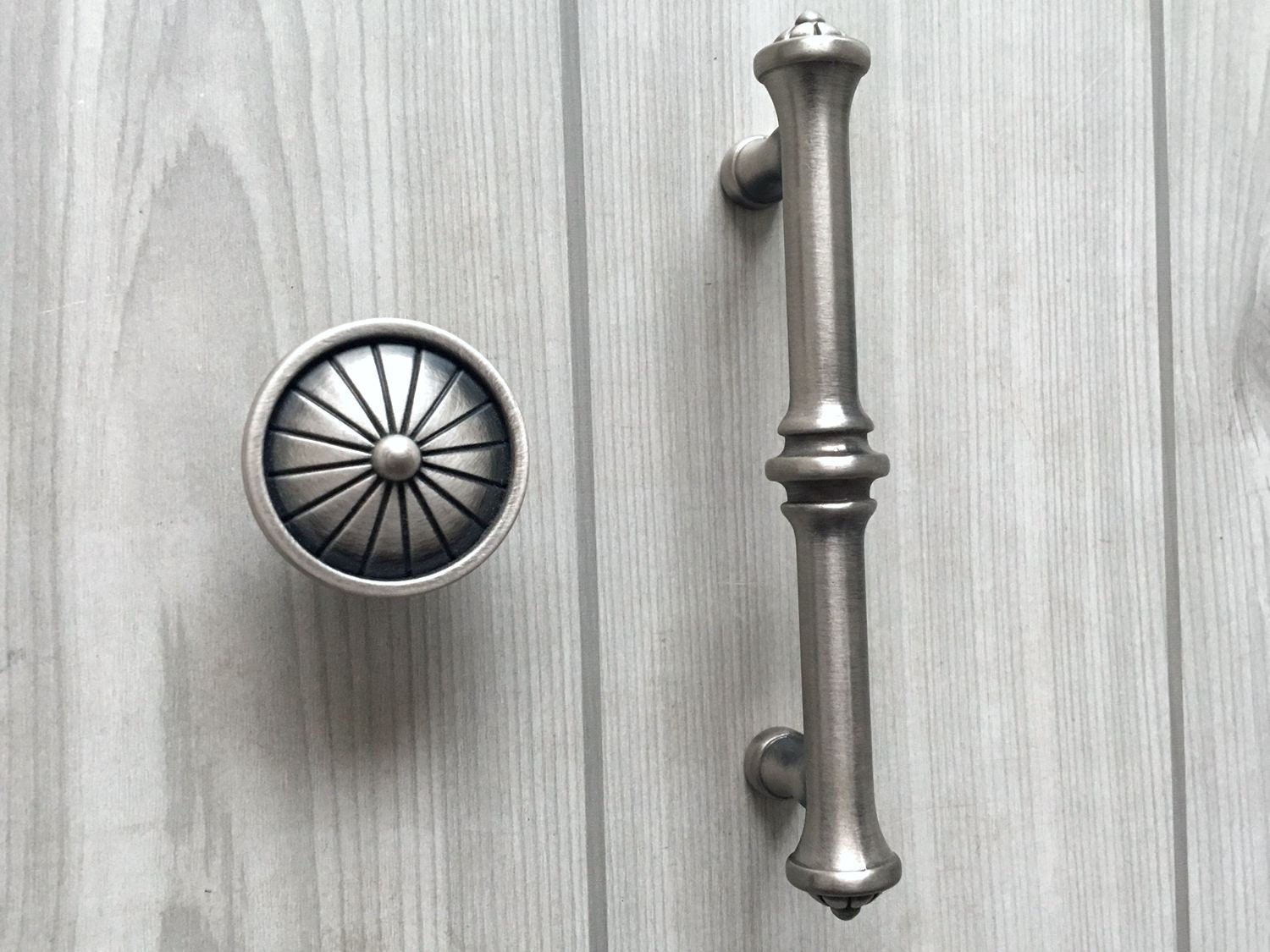 3.75 Drawer Pulls Handles Knobs Dresser Pull Handle Grey | Etsy