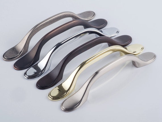 3 Centers Drawer Pulls Cabinet Handle Modern Simple - Etsy