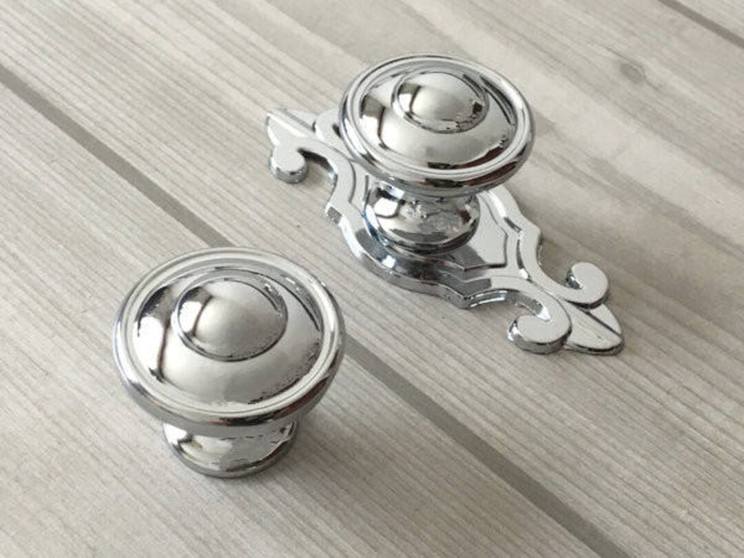 Silver Knob Drawer Knobs Dresser Knob Pulls Handles Kitchen Cabinet ...