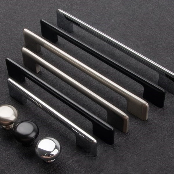 Black Chrome Cabinet Hardware - Etsy