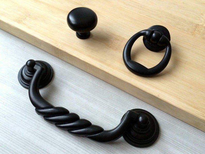 4 5 Drop Bail Dresser Knob Pull Handle Drawer Pulls Etsy