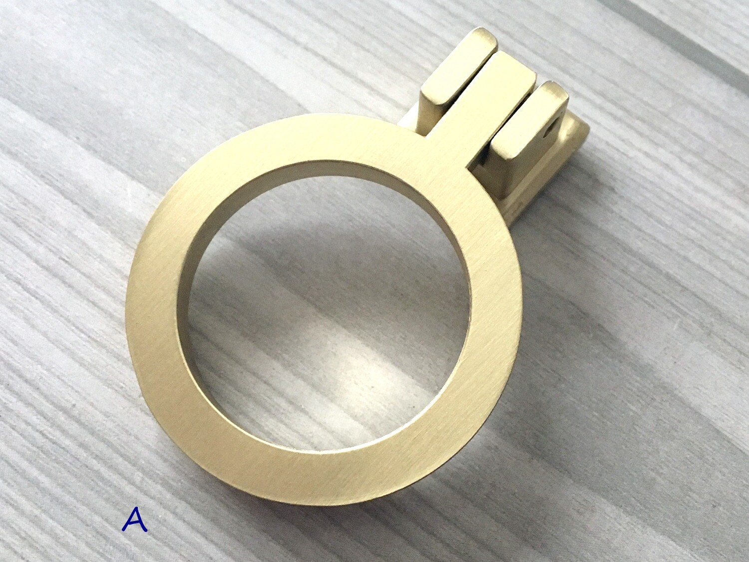 Drop Ring Pull Cabinet Door Knob Pulls Handle Brushed Brass | Etsy