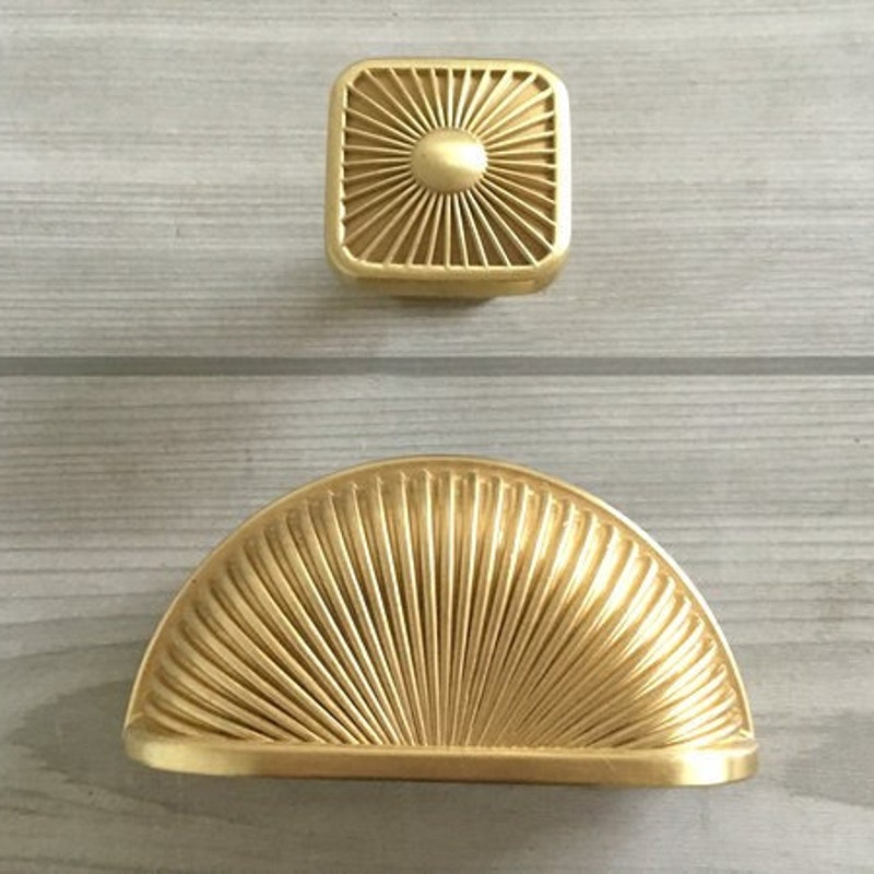 Gold Drawer Pull - Etsy