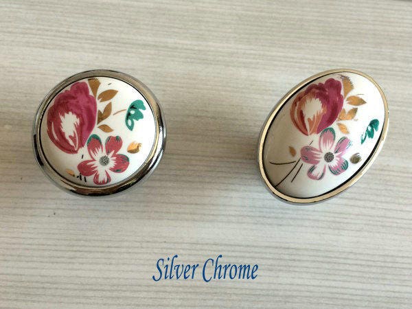 Flower Knob Dresser Knobs Drawer Knob Pulls Handle Floral | Etsy