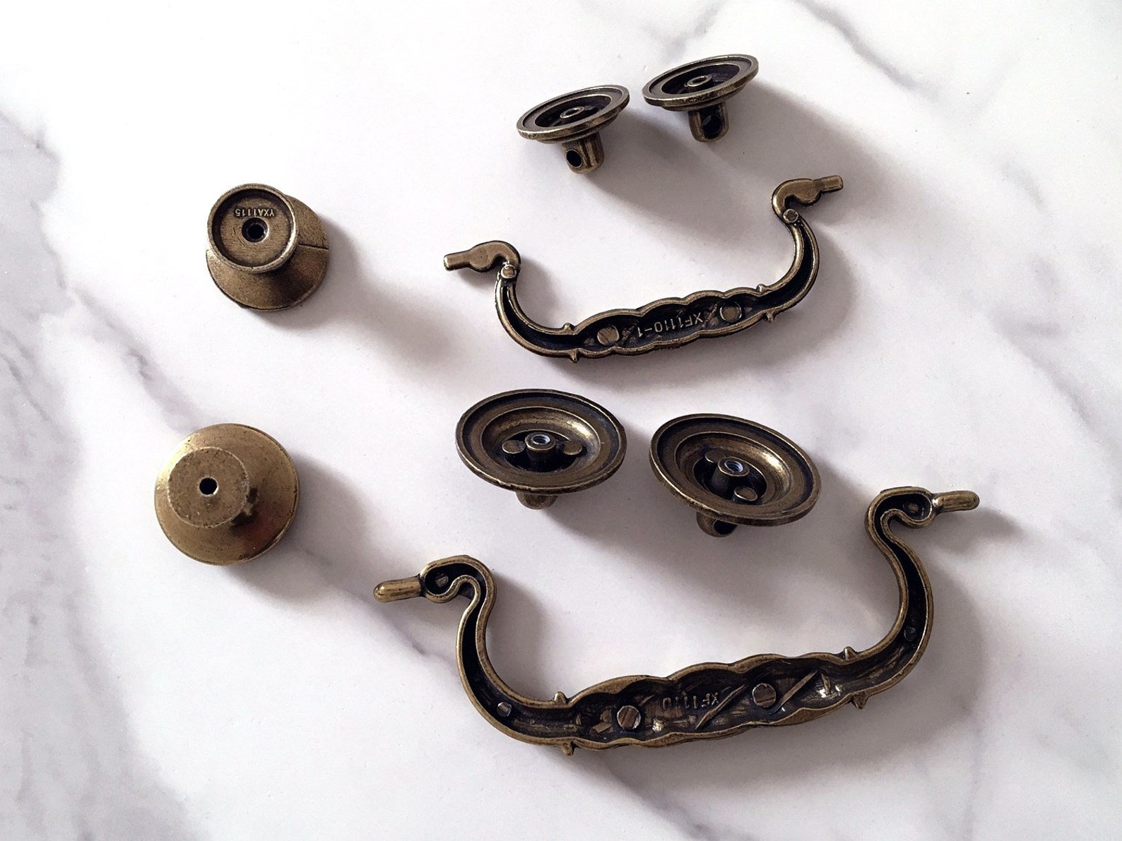 3.75 5 Drop Bail Swing Drawer Pulls Vintage Style - Etsy