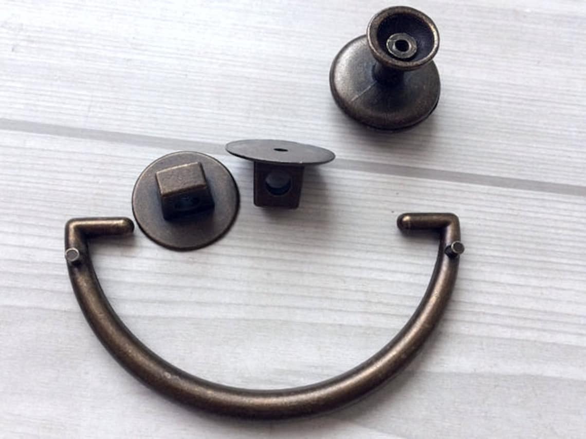 3 Drop Handles Bail Drawer Pulls Dresser Pull Handle - Etsy