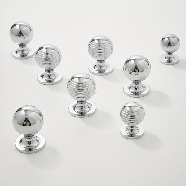 Chrome Knobs - Etsy