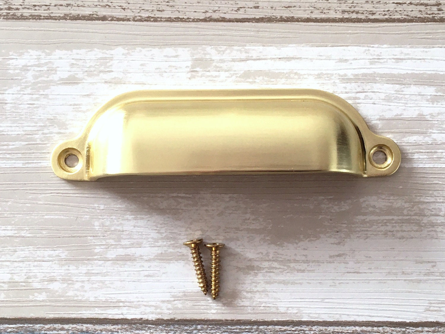 3.5 Centers Gold Cup Handles Drawer Pull Brushed Gold | Etsy