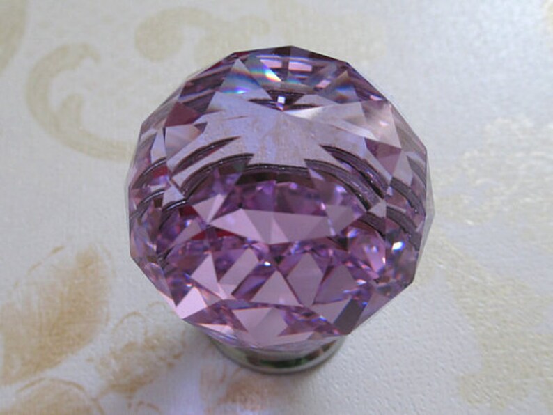 Crystal Knob Glass Knobs / Dresser Knobs / Drawer Knobs Pulls - Etsy