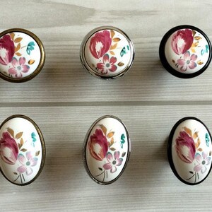 Flower Knob Dresser Knobs Drawer Knob Pulls Handle Floral - Etsy