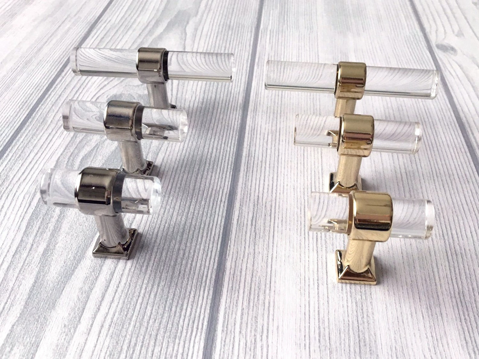 Acrylic Knob Lucite Knobs Cabinet Knobs Glass Look Lucite - Etsy