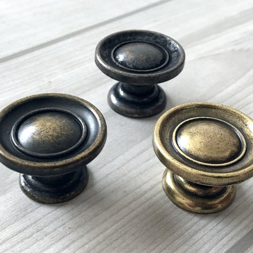 Vintage Look Mini Knob Tiny Knobs Small Cabinet Door Knobs - Etsy